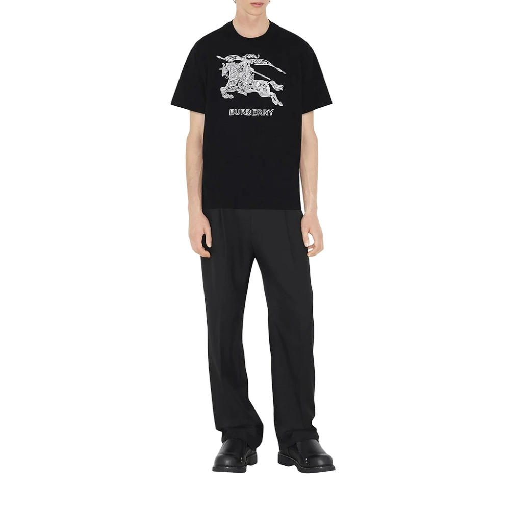 Burberry Logo-Print Cotton T-Shirt - Iconic Style – Luxuryzion Burberry Logo-Print Cotton T-Shirt - Iconic Style – Luxuryzion